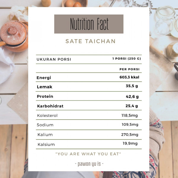 JASA PEMBUATAN NUTRITION FACT PRODUK MAKANAN (1 HARI JADI)